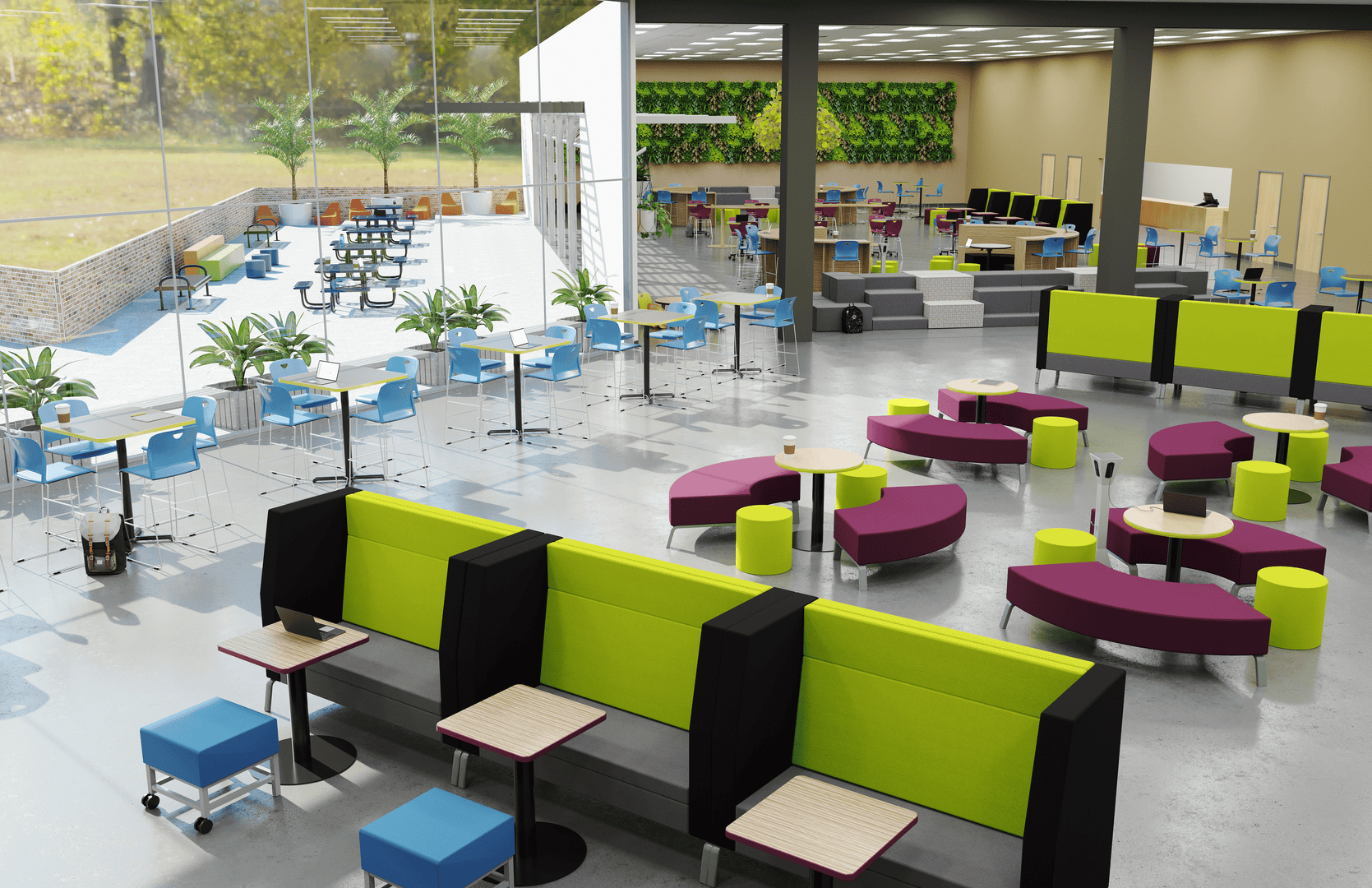 Highly Versatile Non-Instructional Spaces in Schools